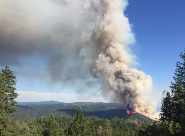 Trailhead Fire sparks air quality advisory for Placer County | abc10.com