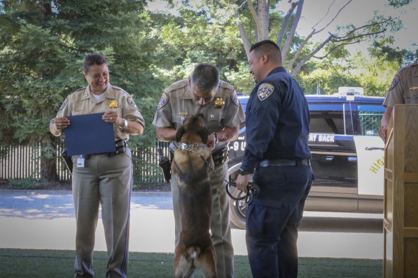 California Highway Patrol held first graduation for "narcotics ...