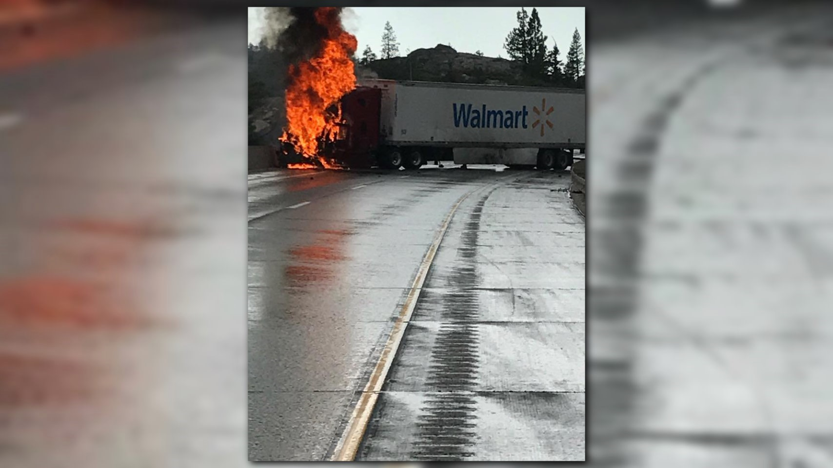 I-80 reopened after fiery semi-truck crash | abc10.com